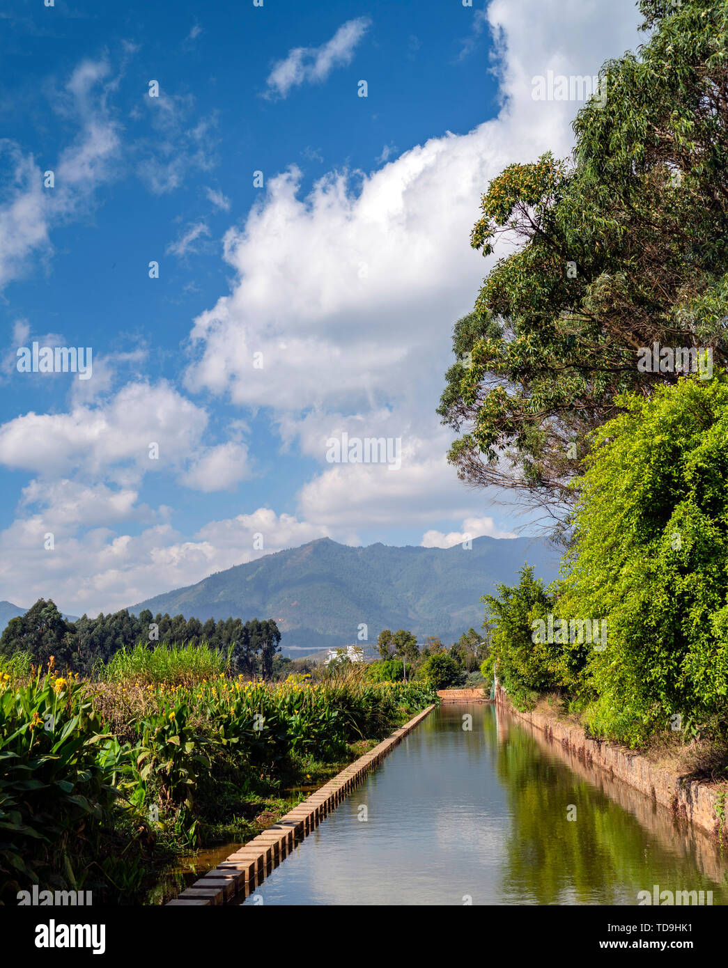 Scenery of Fuxian Lake Stock Photo - Alamy