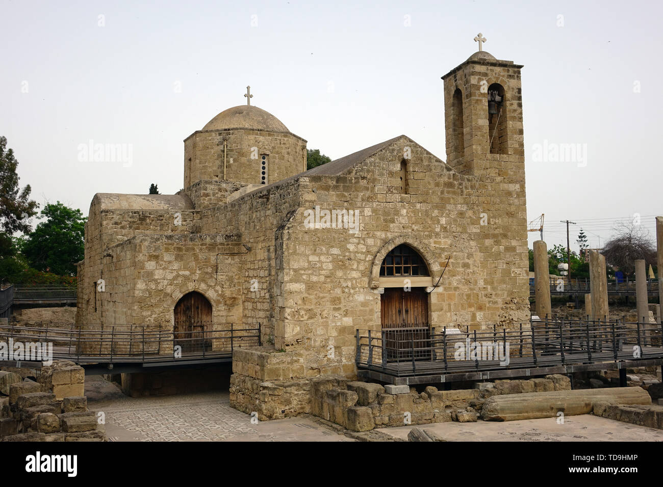 The Panagia Chrysopolitissa church was built in the 13th century ...