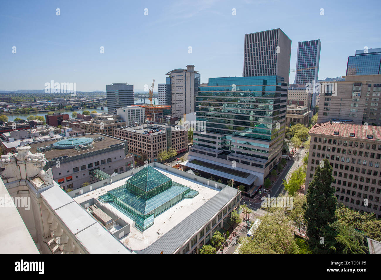 Cityscape of Portland, USA Stock Photo - Alamy
