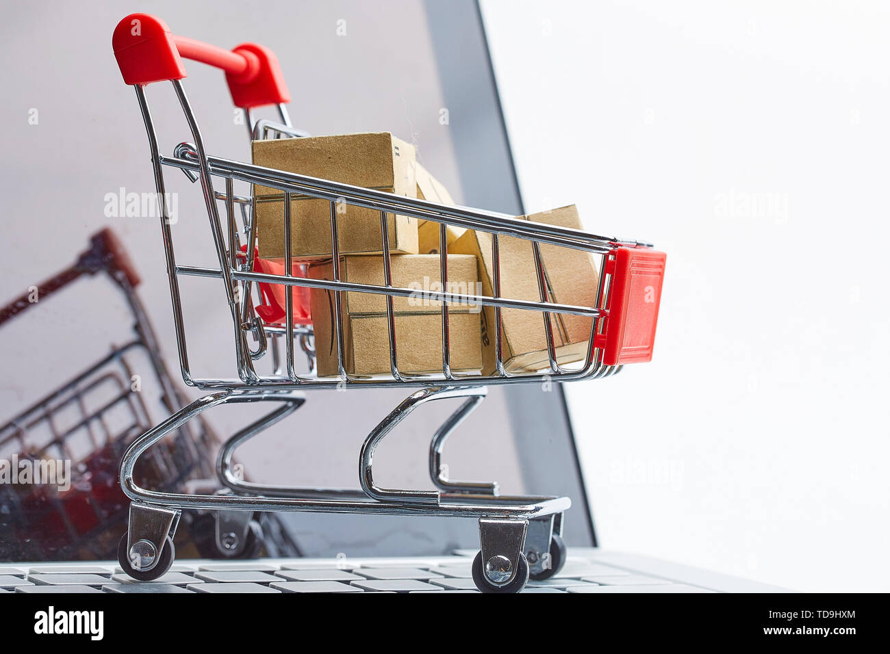 Freight shopping carts hi-res stock photography and images - Alamy