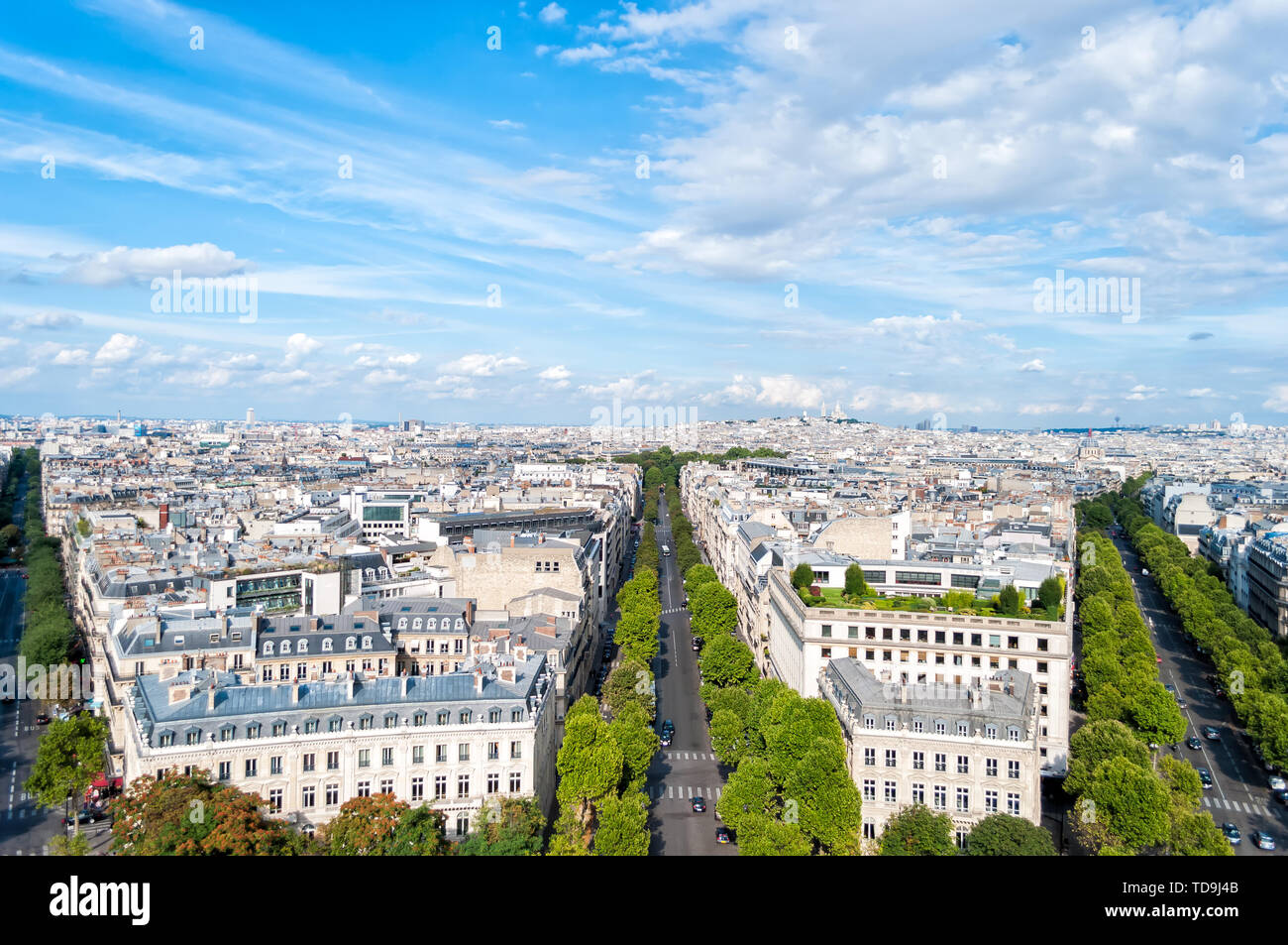 Paris city complex under the blue sky Stock Photo - Alamy