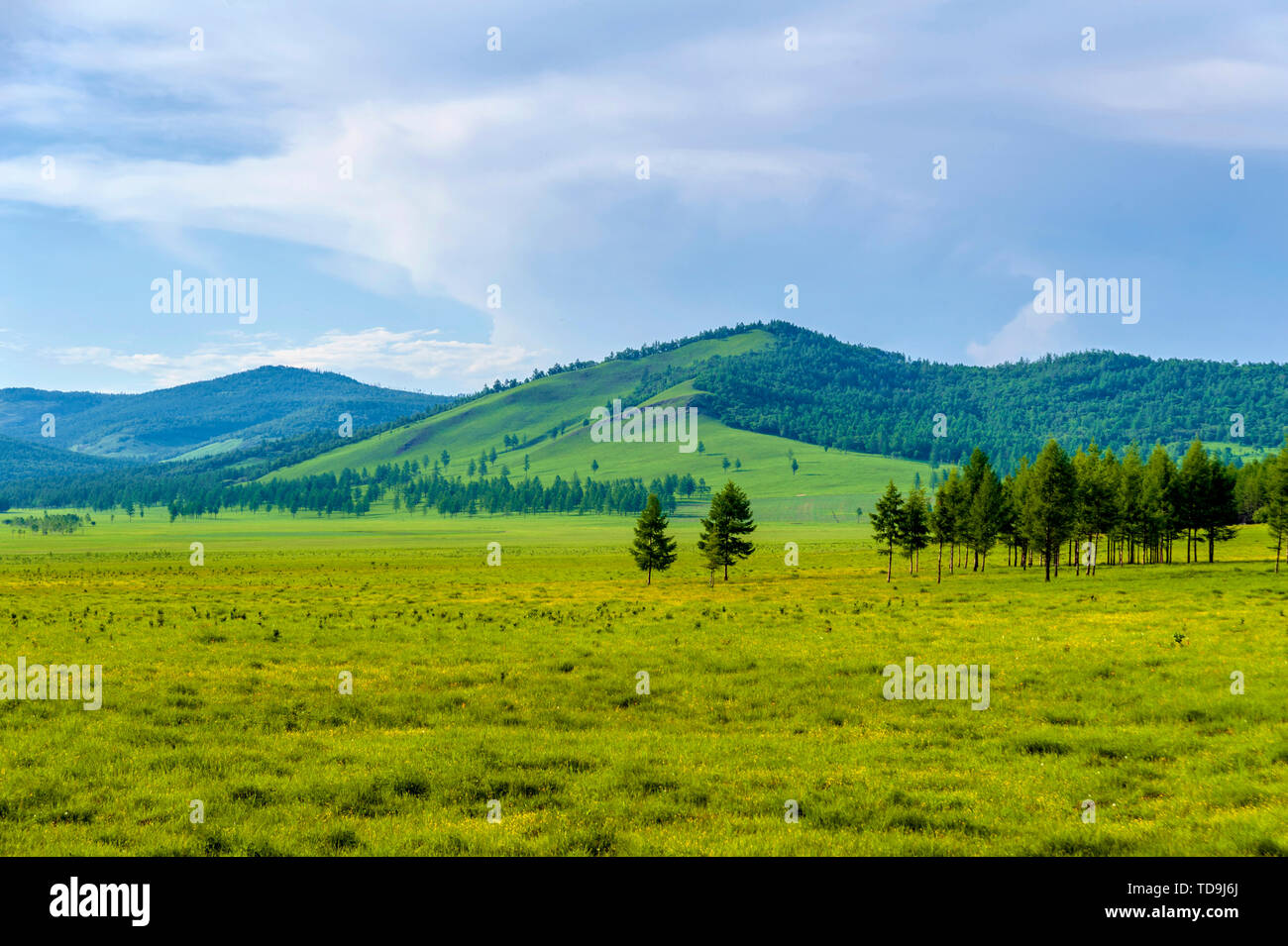 Hulunbuir prairie and erguna scenery and scenery hi-res stock ...