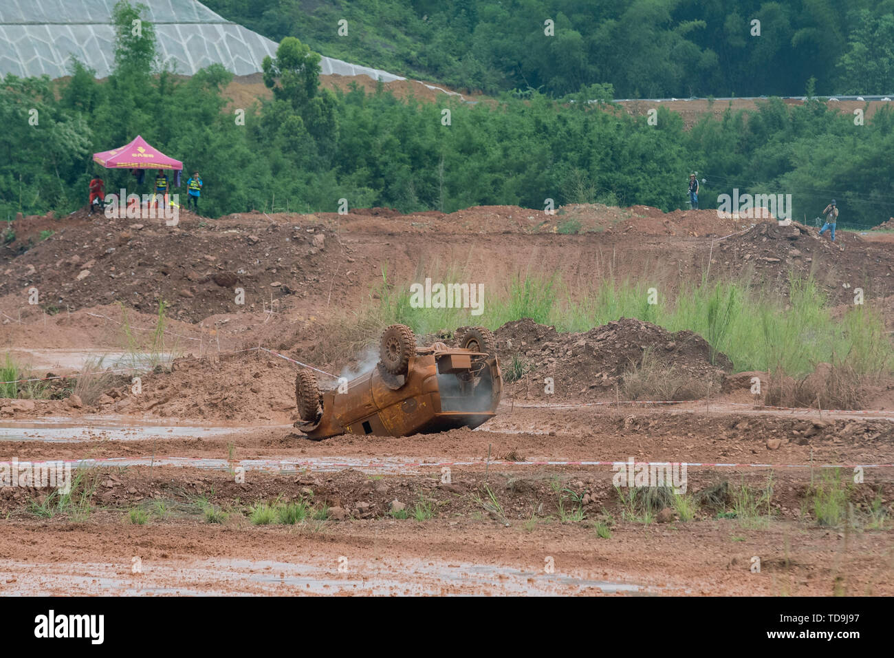 Overturn car hi-res stock photography and images - Alamy