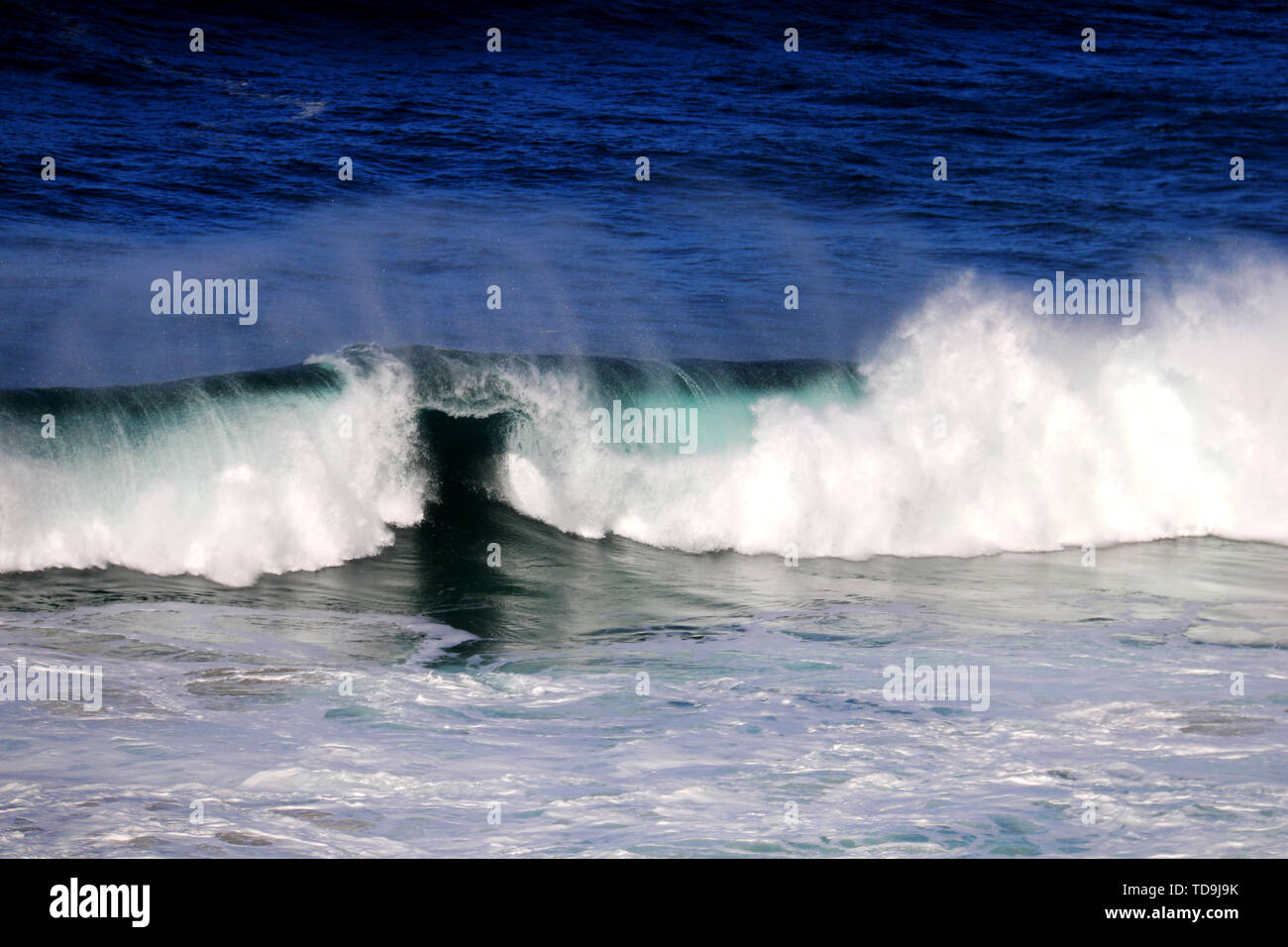 The choppy waves Stock Photo - Alamy