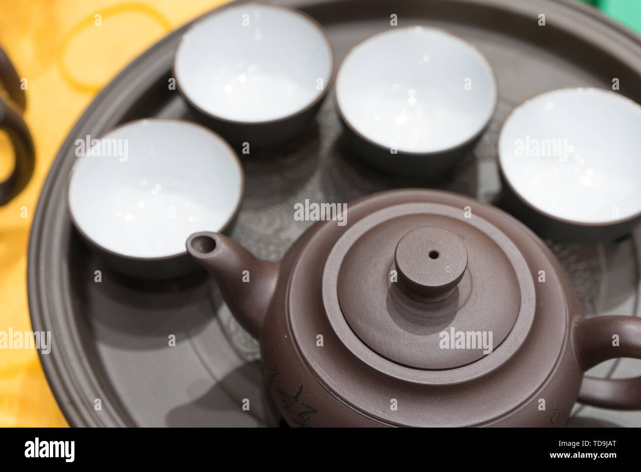 Chinese ceramic art, tea sets, handicrafts Stock Photo - Alamy