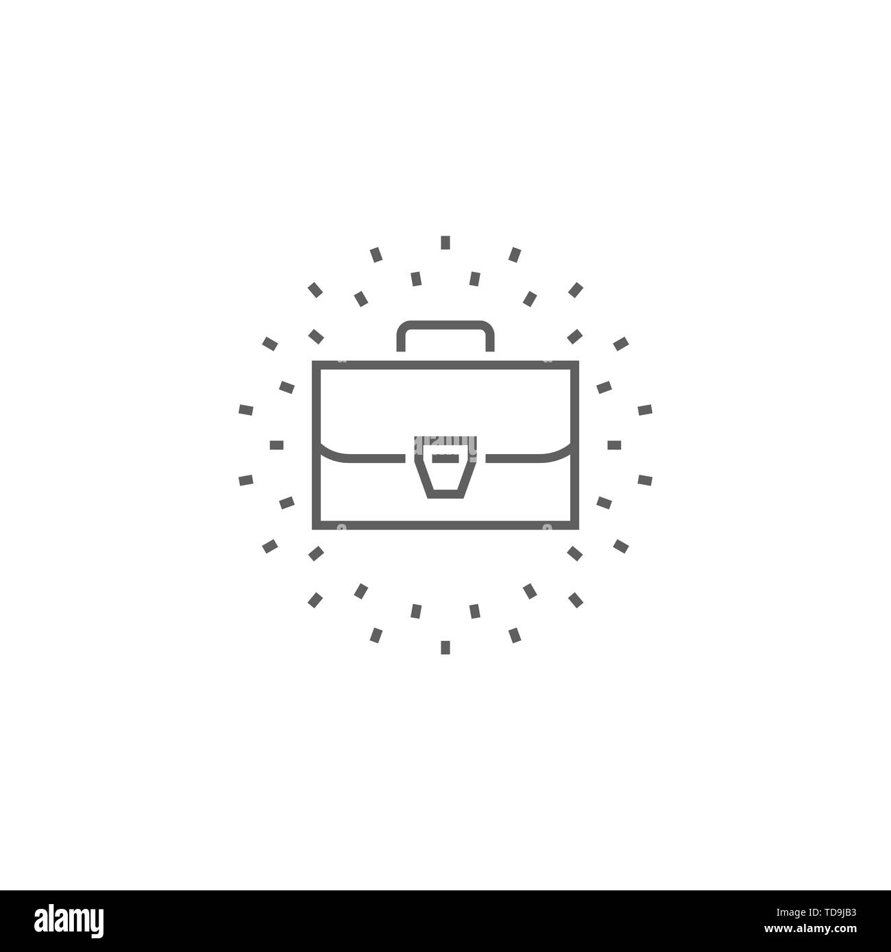 Portfolio Line Icon Stock Vector Image & Art - Alamy