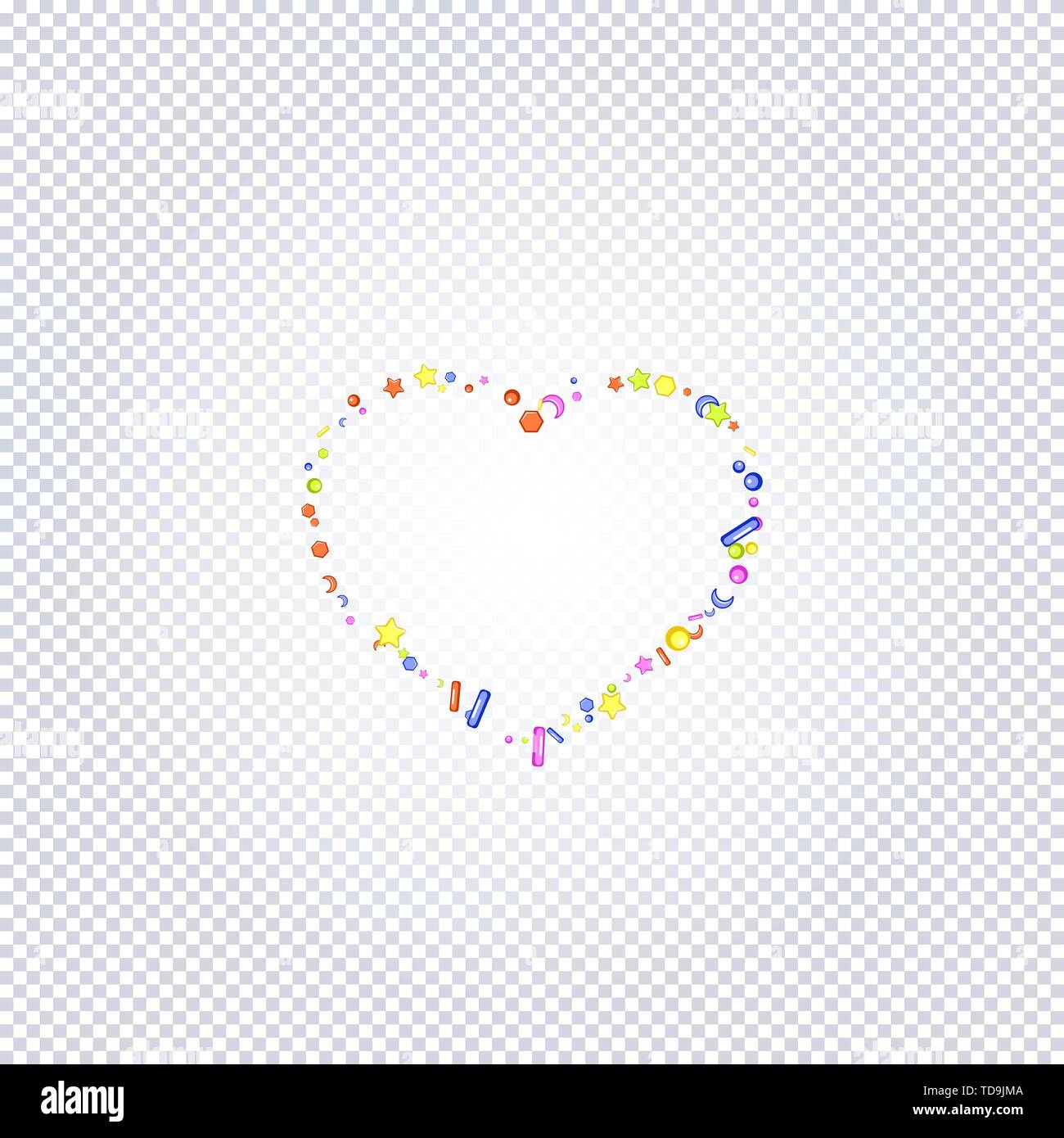 Sprinkles grainy frame on a transparent background Stock Vector Image ...