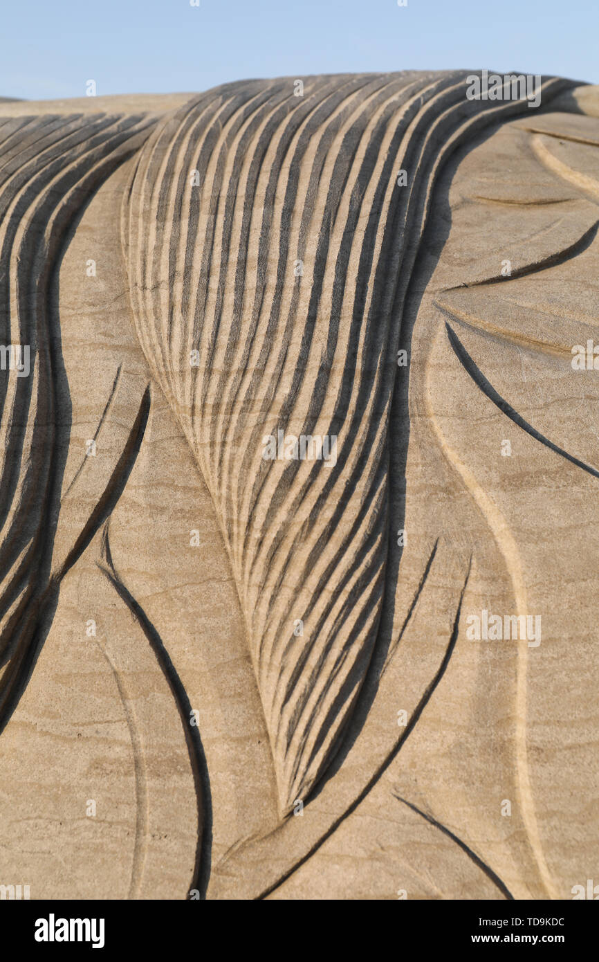 Stone carving texture Stock Photo - Alamy