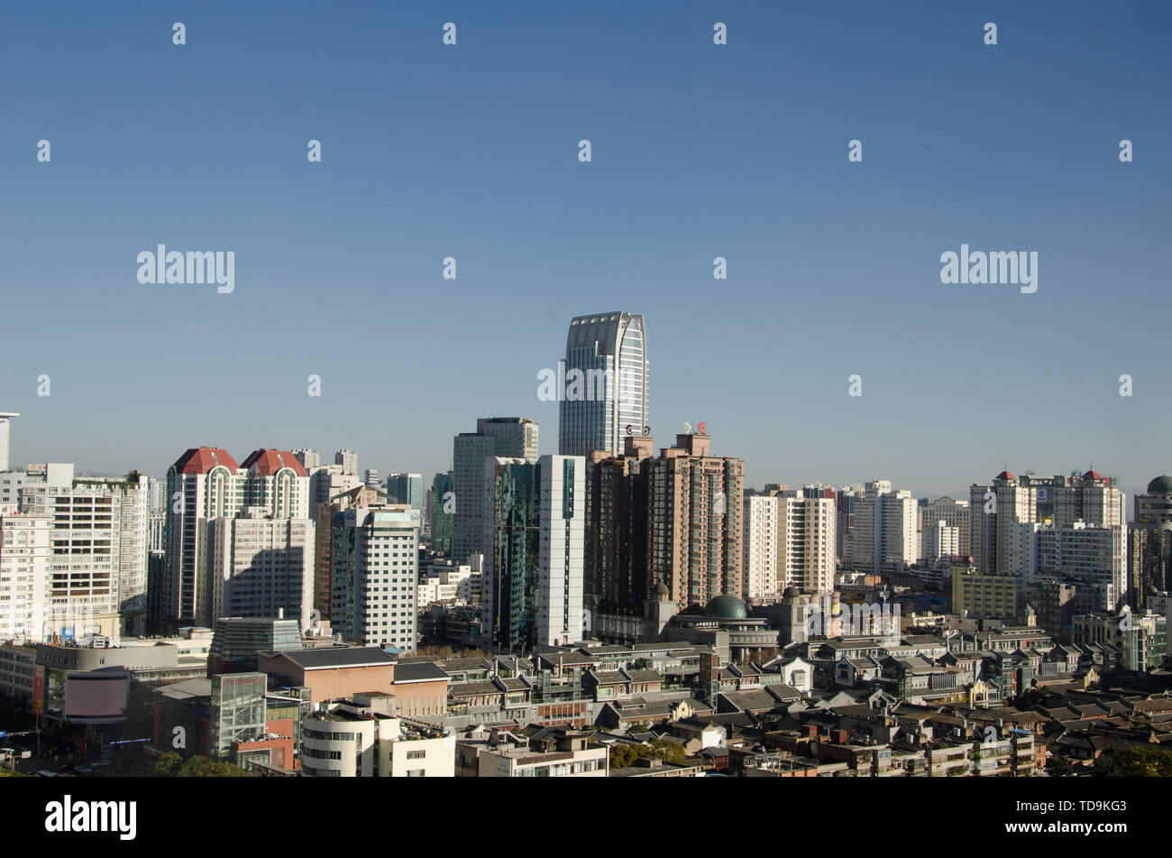Famous landmark buildings in Kunming Stock Photo - Alamy