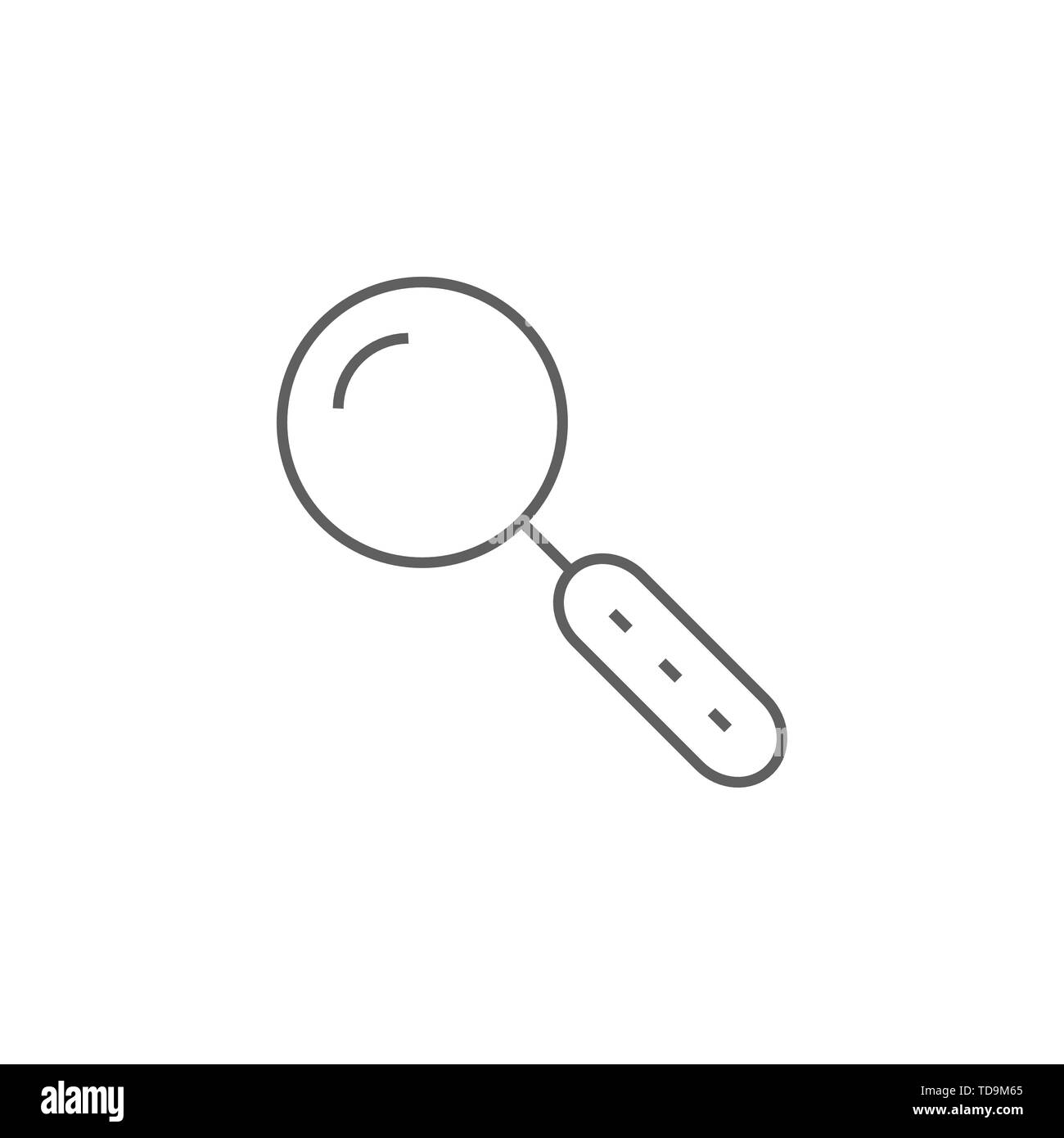 Search Line Icon Stock Vector Image & Art - Alamy