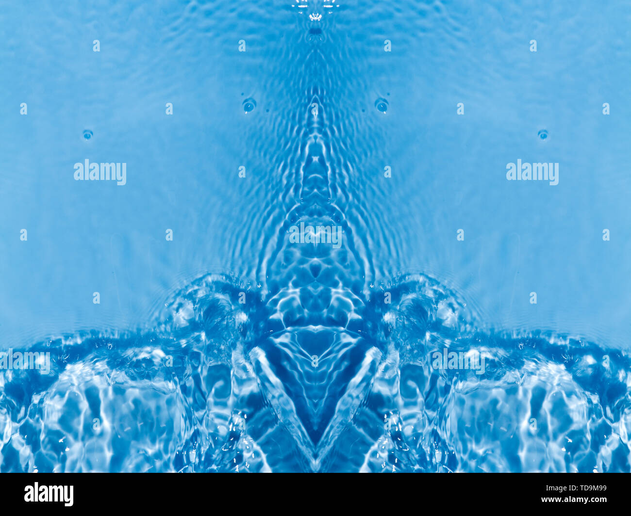Crystal clear water ripples Stock Photo - Alamy