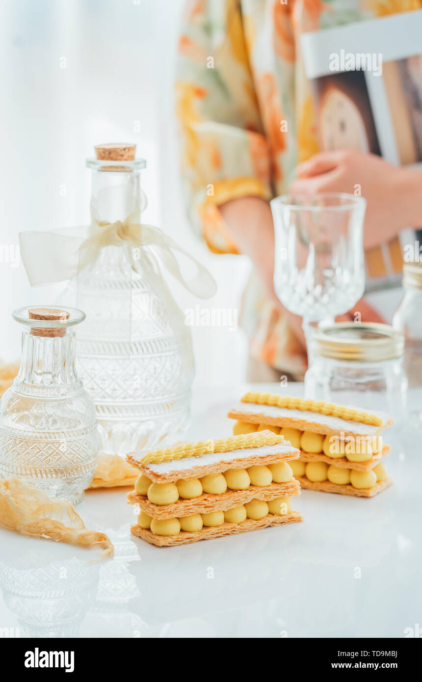 Napoleon cakes hi-res stock photography and images - Alamy