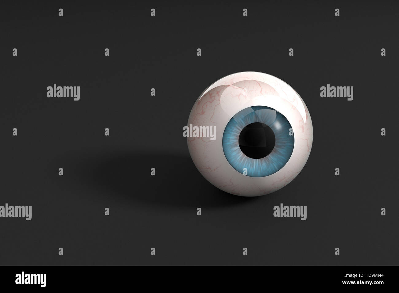 Three-dimensional modeling of human eyeballs Stock Photo - Alamy