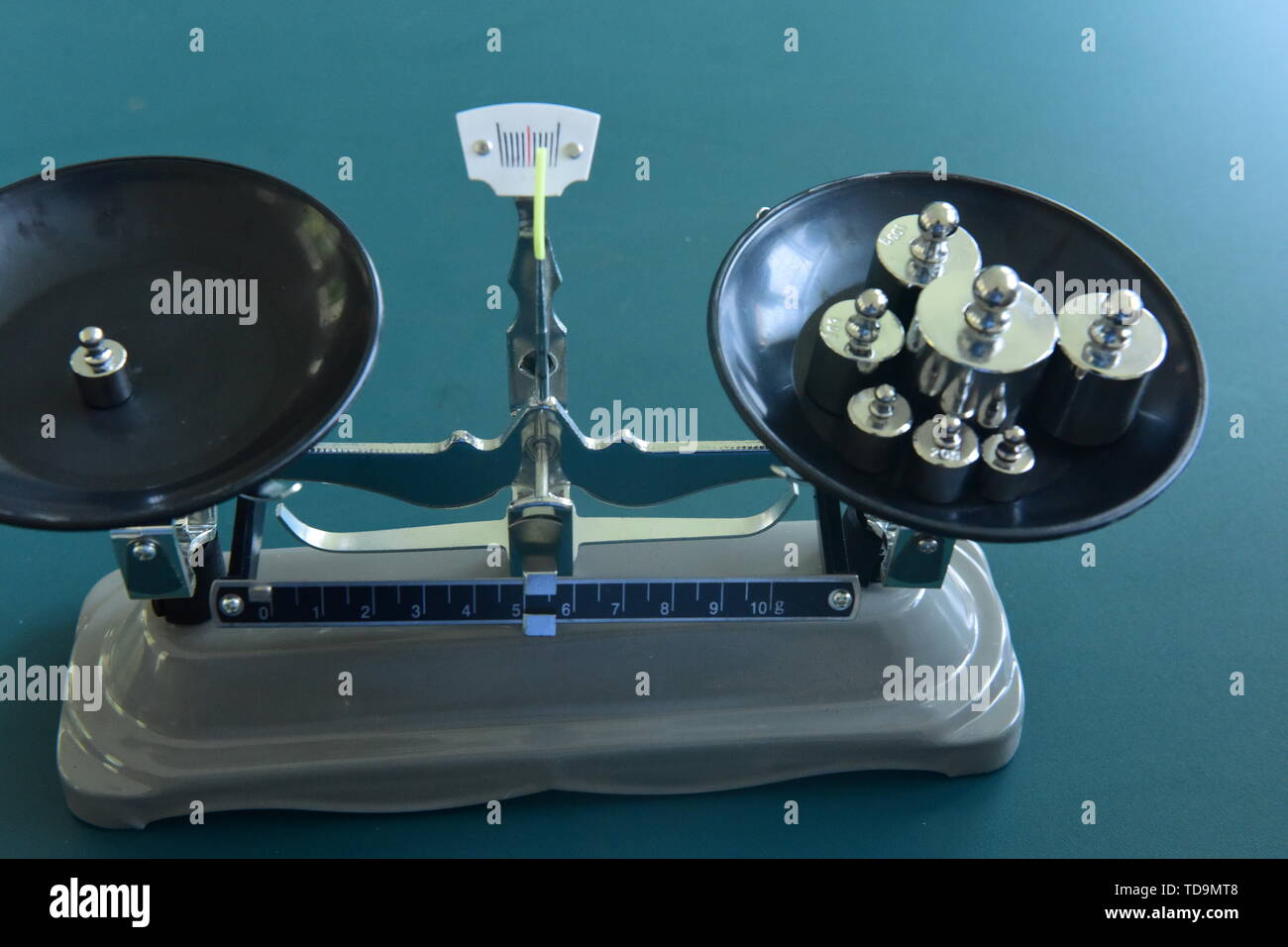 Balance teaching material Stock Photo - Alamy