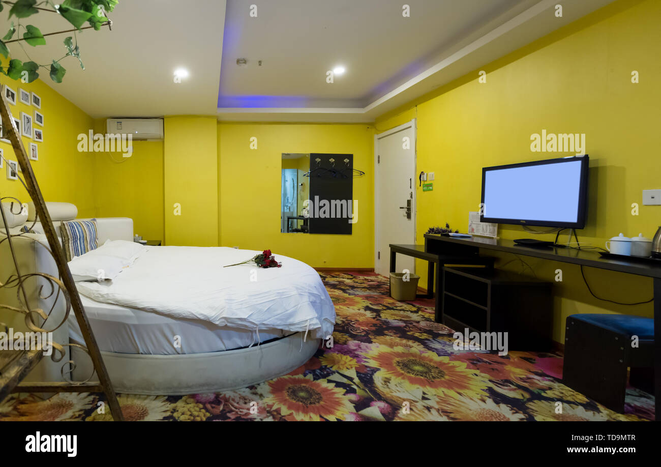 Chinese hotel rooms Stock Photo - Alamy