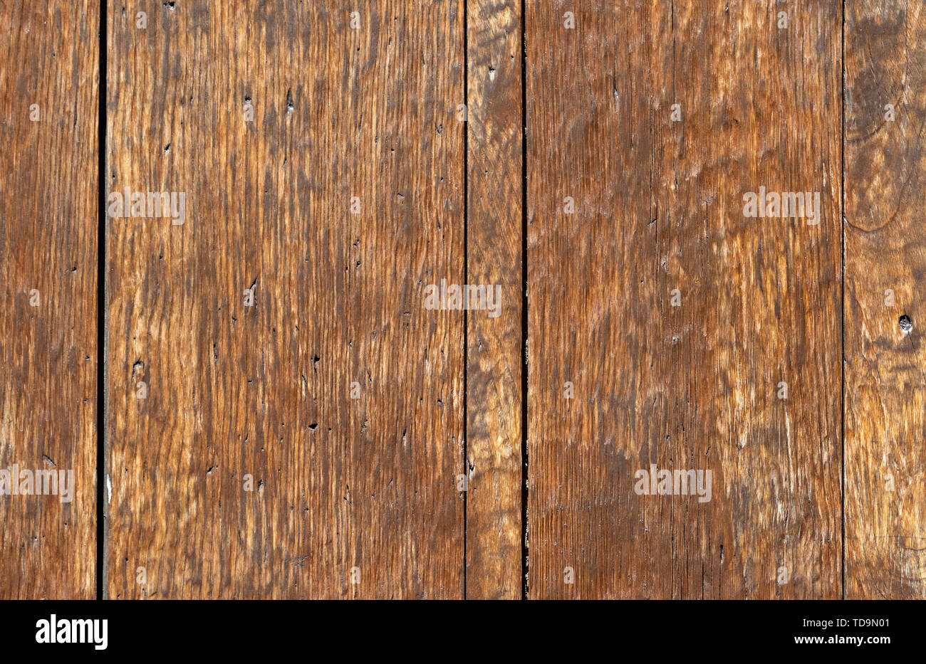 Close-up of a Old Paneled Wooden Door; Rusty and Weathered. Wood Texture Background Stock Photo ...