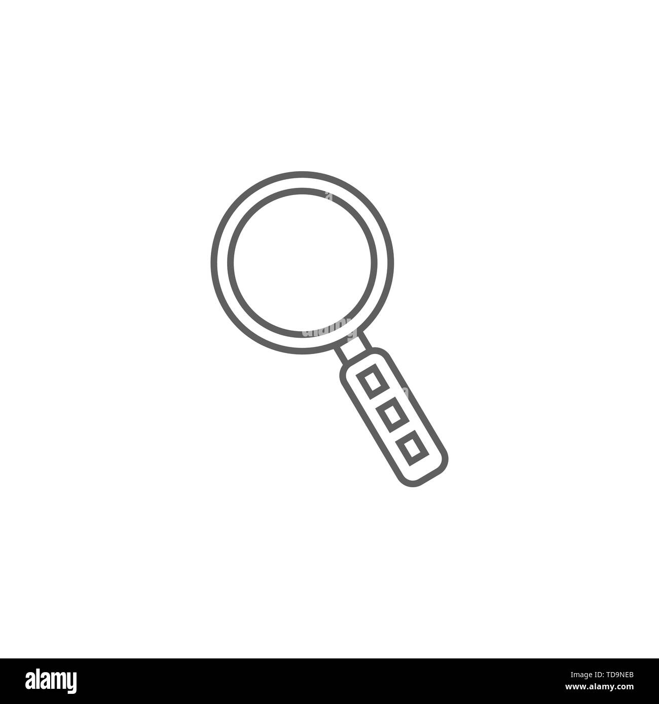 Search Line Icon Stock Vector Image & Art - Alamy