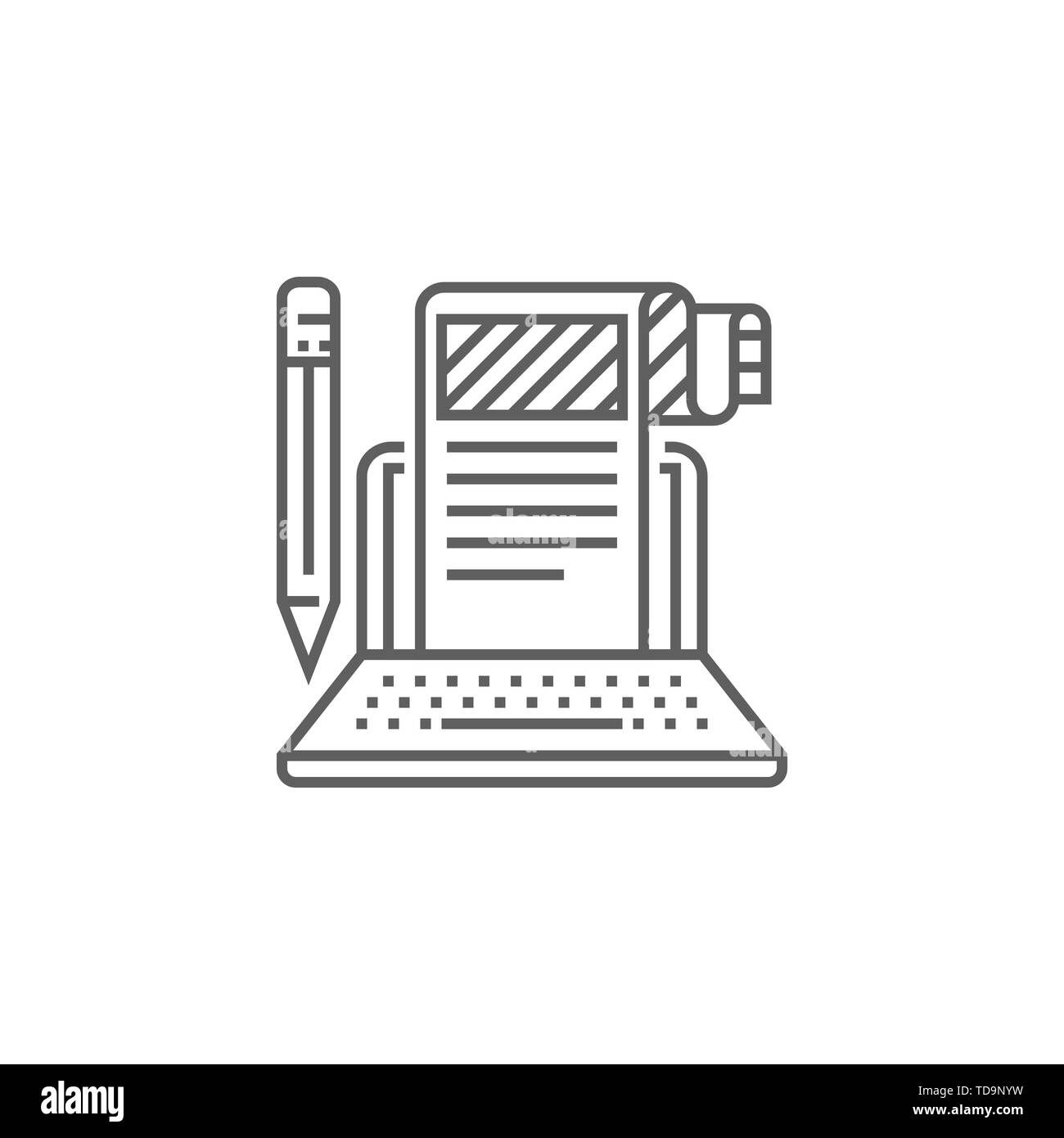 Article Submission Icon Stock Vector Image & Art - Alamy