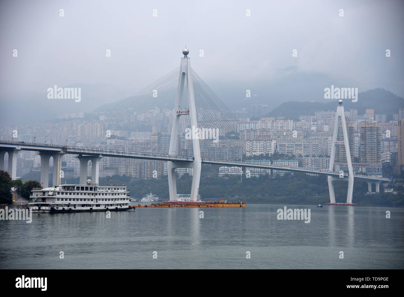 Photographed in Badong County on the Three Gorges of the Yangtze River ...
