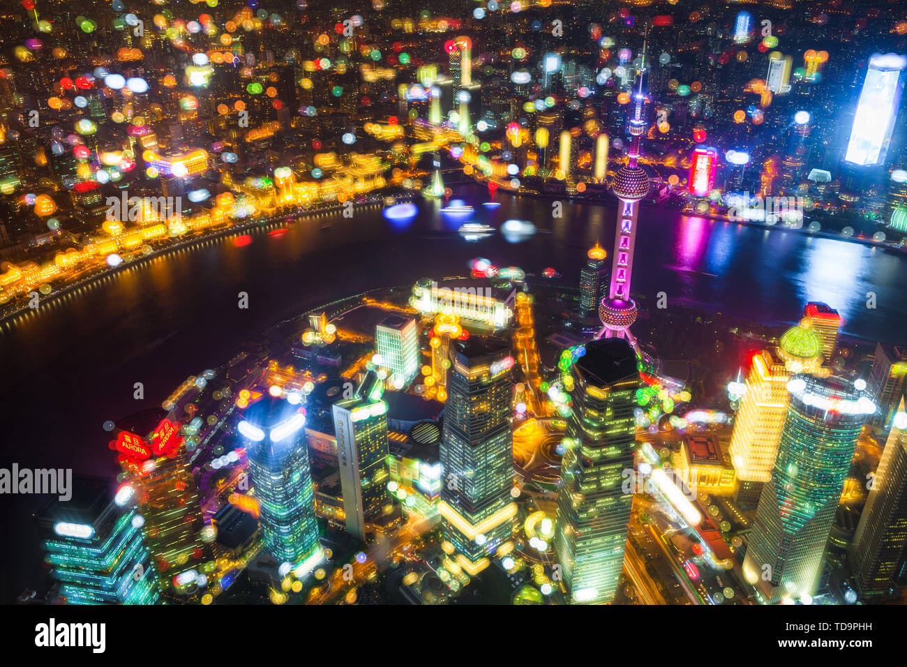 Lujiazui birds eye view hi-res stock photography and images - Alamy