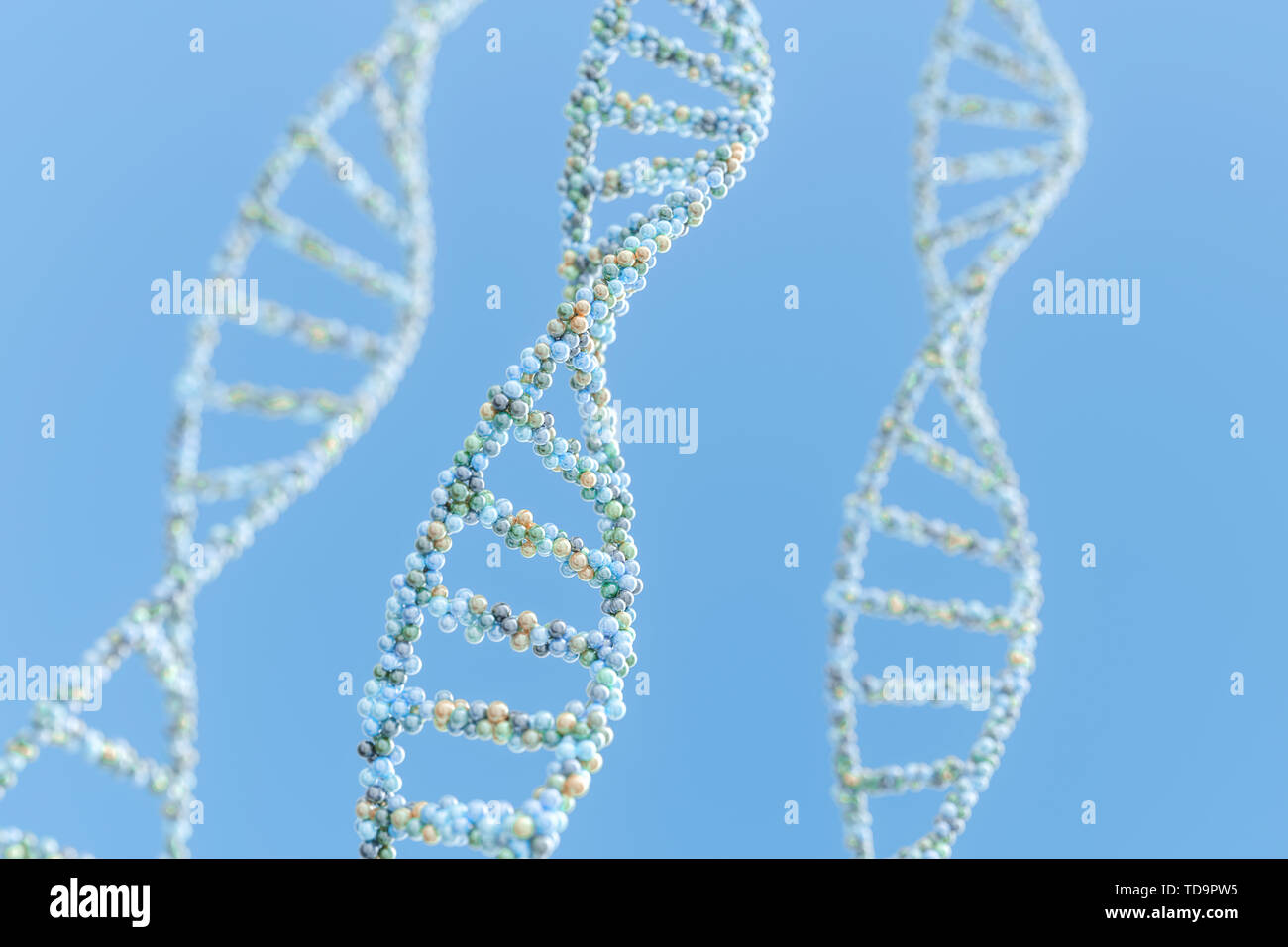 Spherical spiral DNA, three-dimensional rendering Stock Photo - Alamy