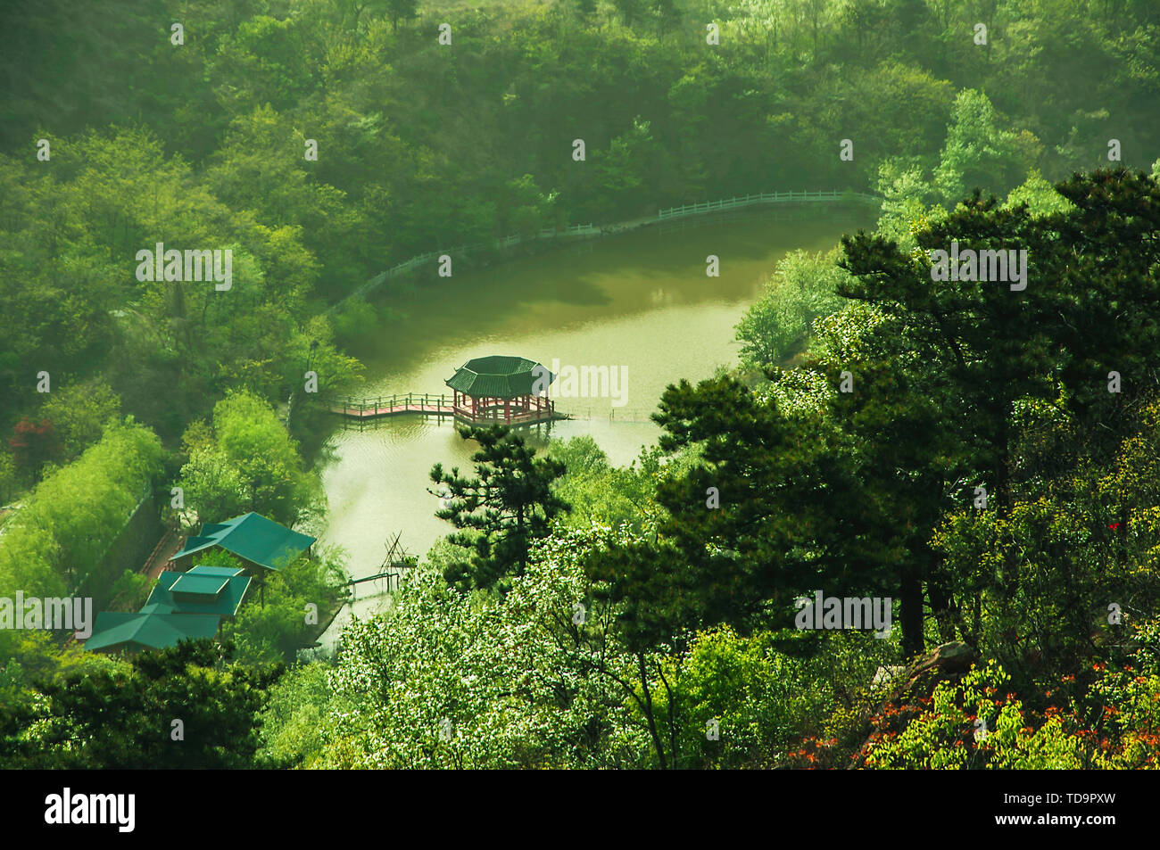 Scenery of Qifeng Mountain Stock Photo - Alamy