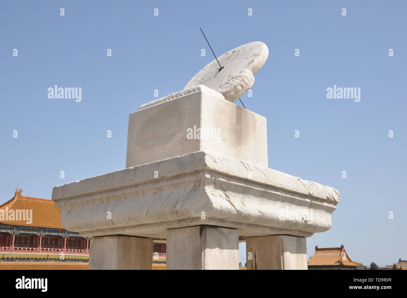 Beijing Imperial Palace Sundial Stock Photo - Alamy