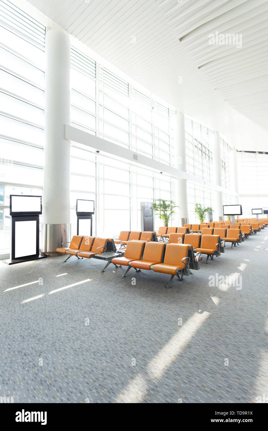Modern airport terminal room Stock Photo - Alamy