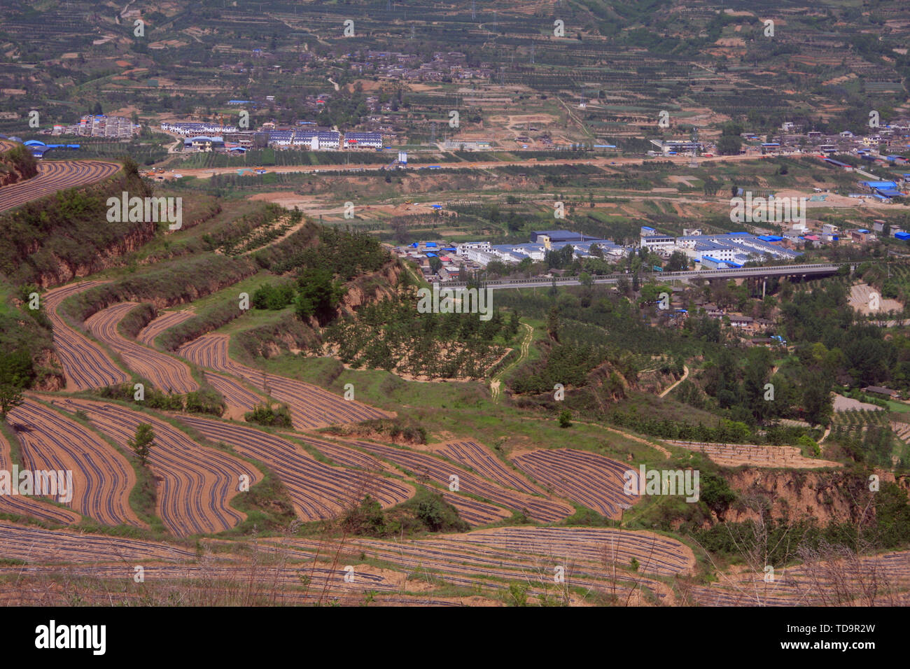 On May 12, 2018, Ganquan Gully on Cuishan, Ganquan Town, Maiji District ...