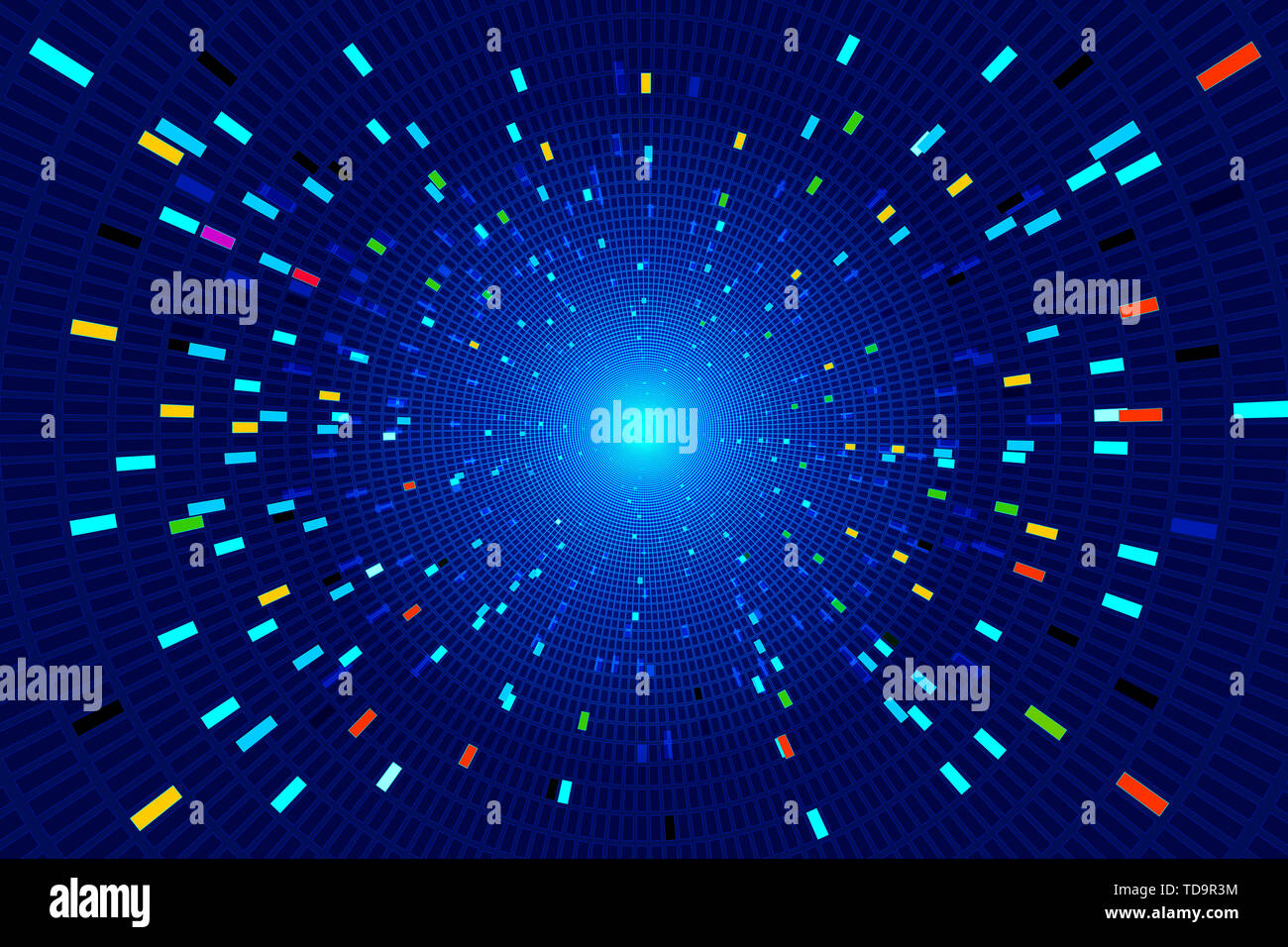 Virtual perspective tunnel hi-res stock photography and images - Alamy