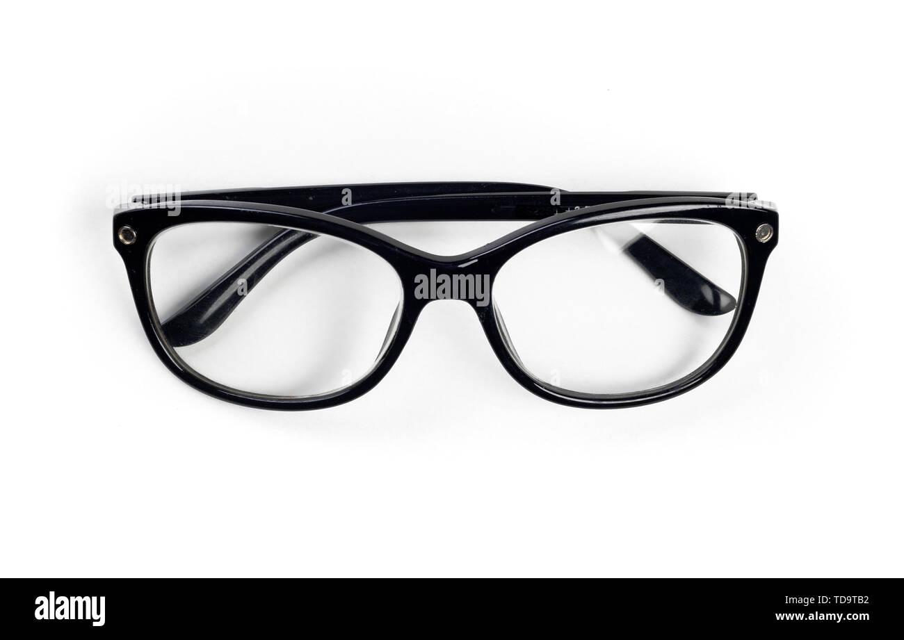 Glasses. Isolated on white background Stock Photo - Alamy