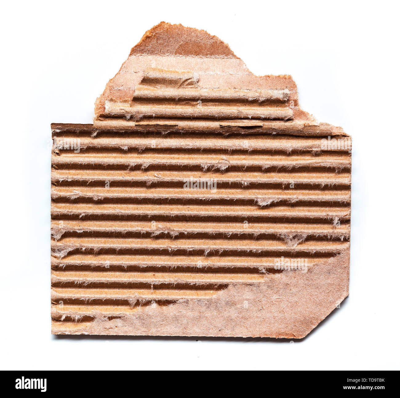 cardboard pieces isolated on white background Stock Photo - Alamy