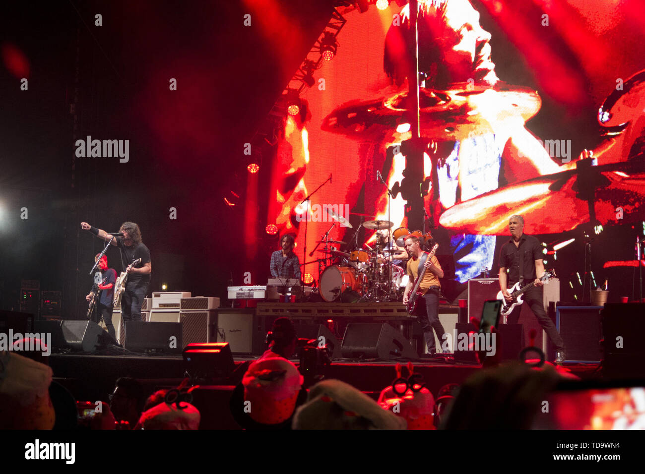 June 12, 2019 - San Diego, California, U.S - The rock band Foo Fighters ...