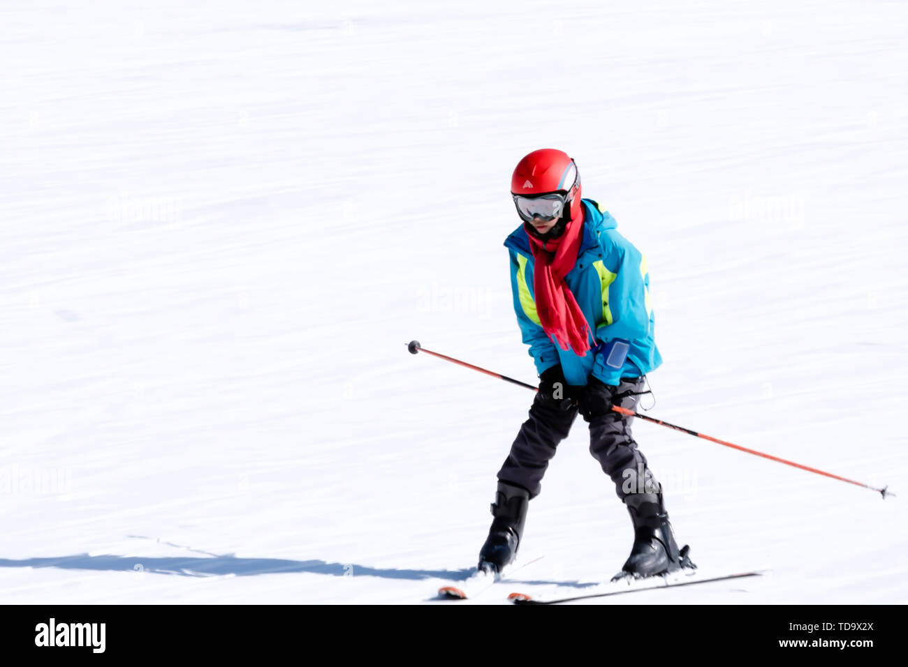 Kids, skiing, portraits Stock Photo - Alamy