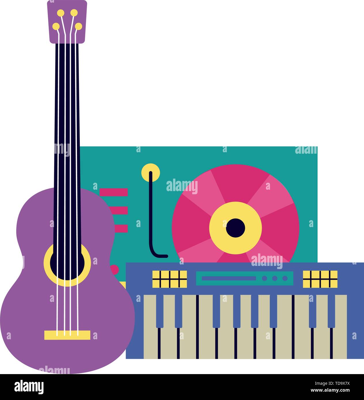 Synthesizer player Cut Out Stock Images & Pictures - Alamy