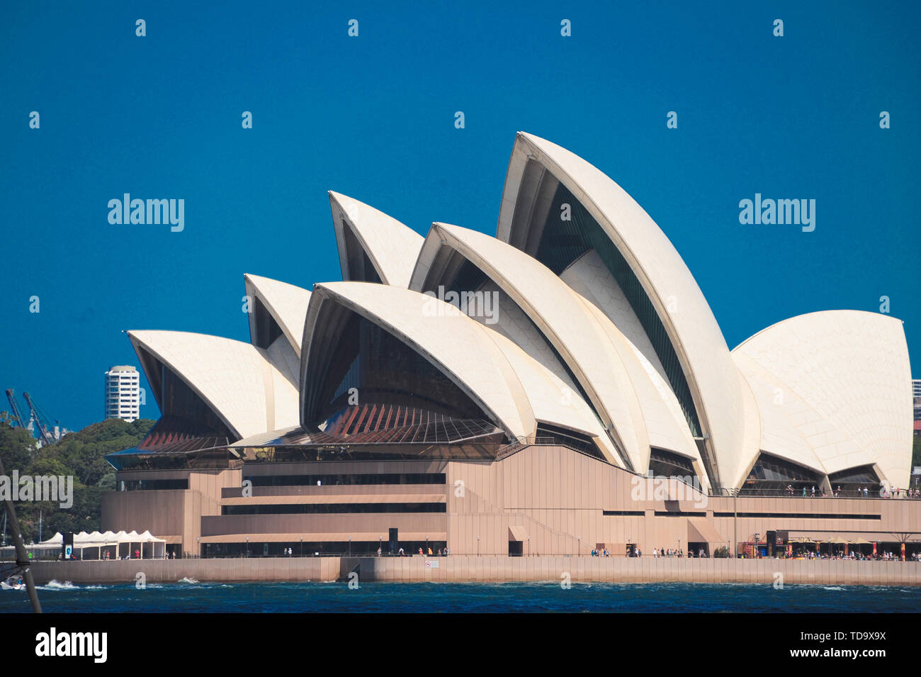 Blue Sky and Sydney Opera House Stock Photo - Alamy