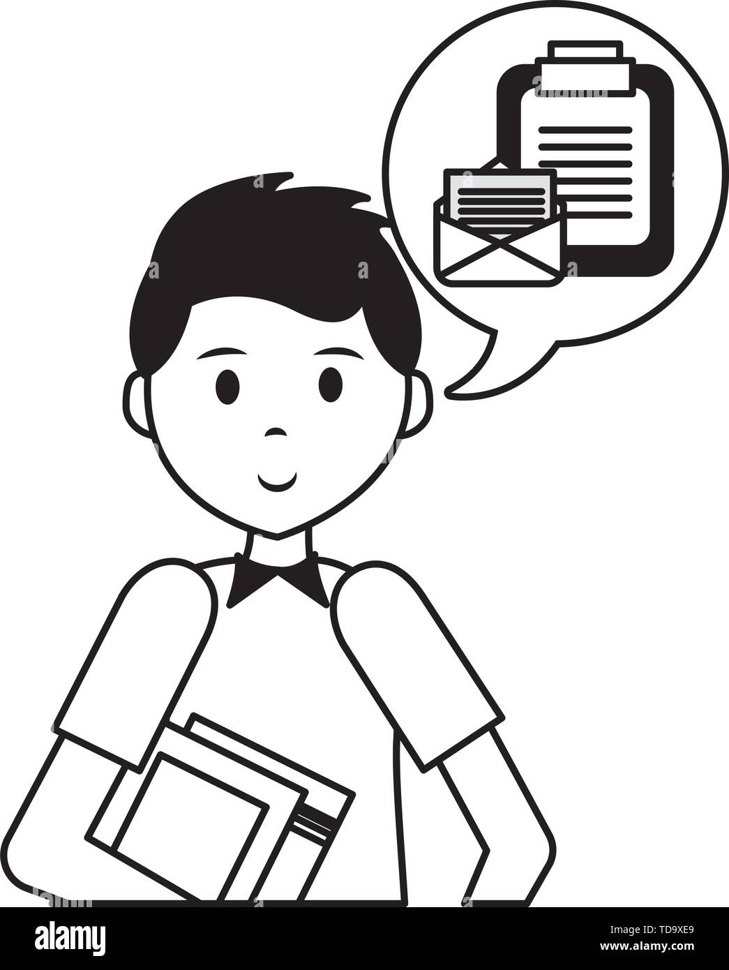 Smiling teacher icon cartoon Stock Vector Images - Alamy