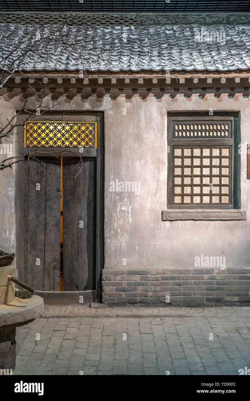 Past residential houses in China Stock Photo - Alamy