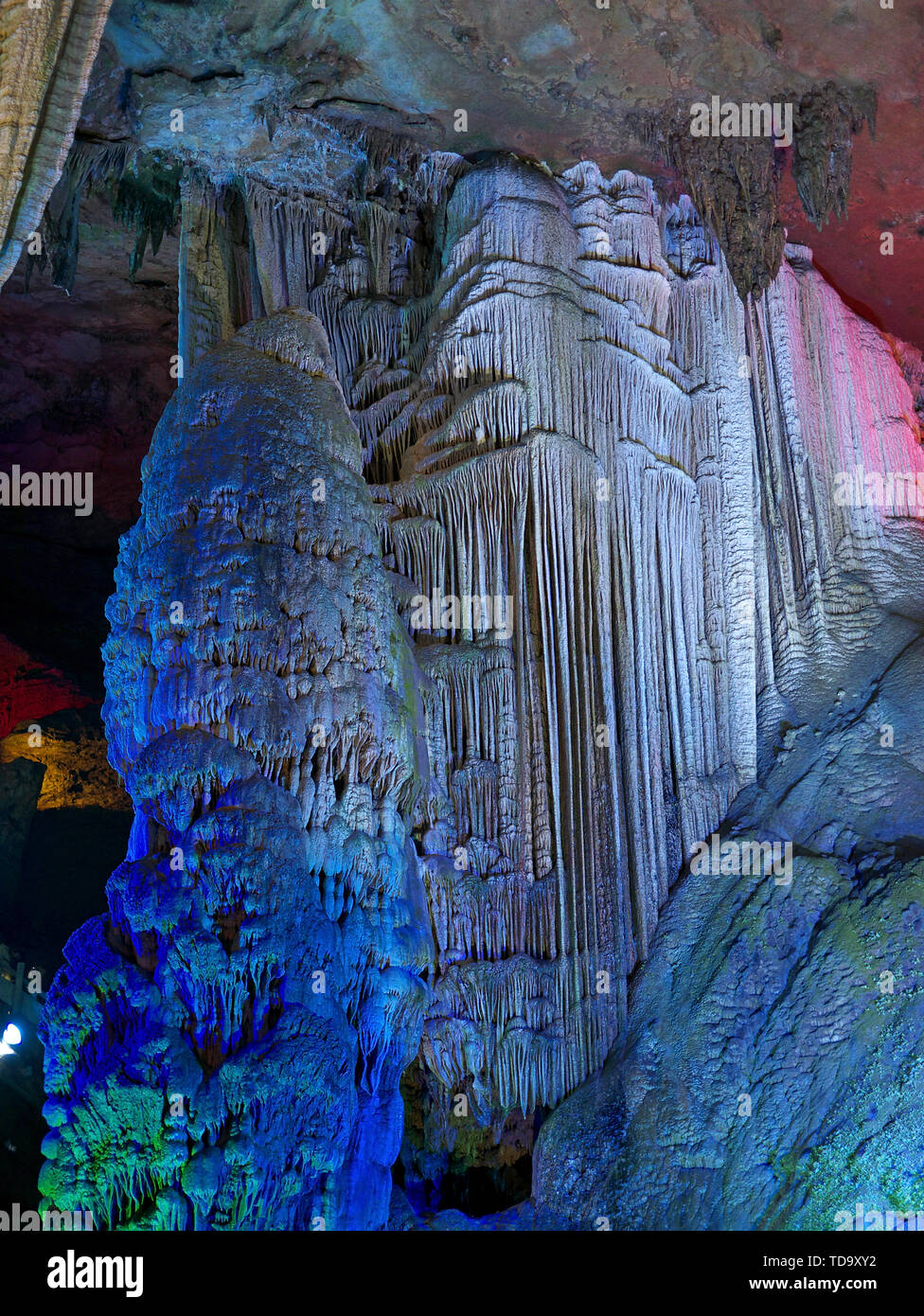 Landscape of Yinzi rock karst cave in Guilin Stock Photo - Alamy