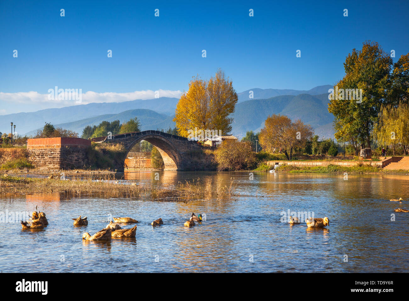 Autumn color of Shaxi Stock Photo - Alamy