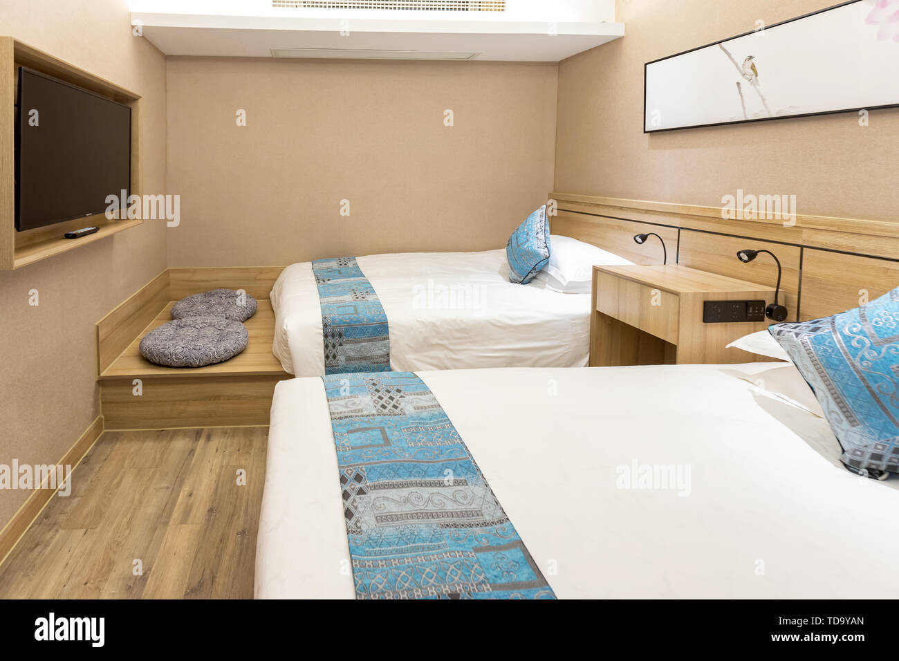 Hotel interior view Stock Photo - Alamy