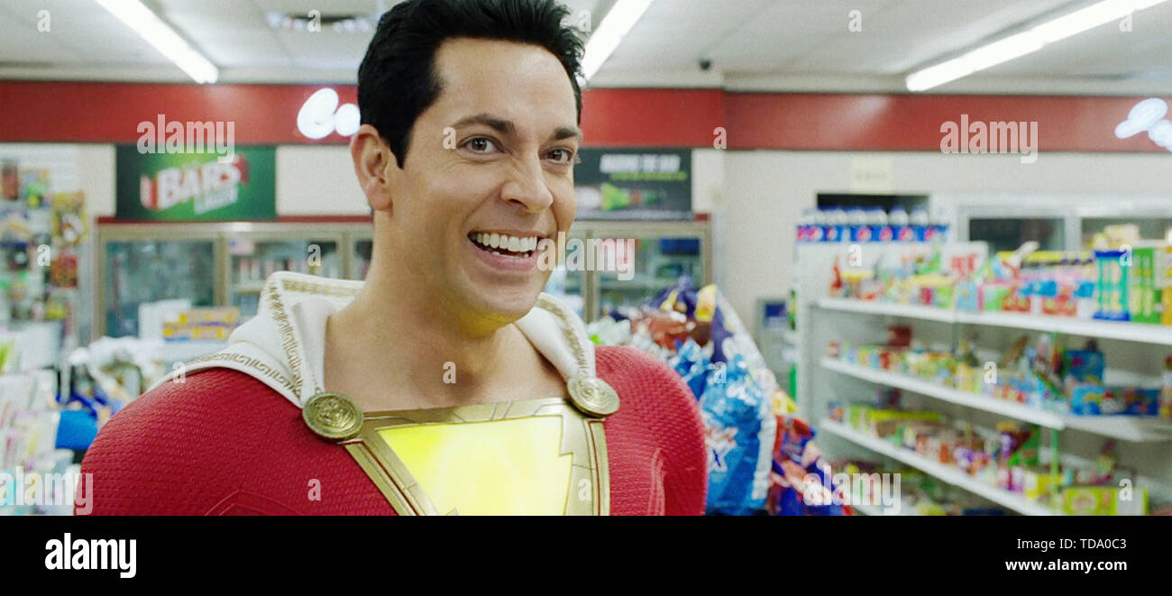 USA. Zachary Levi in the ©Warner Bros new movie : Shazam! (2019). Plot ...