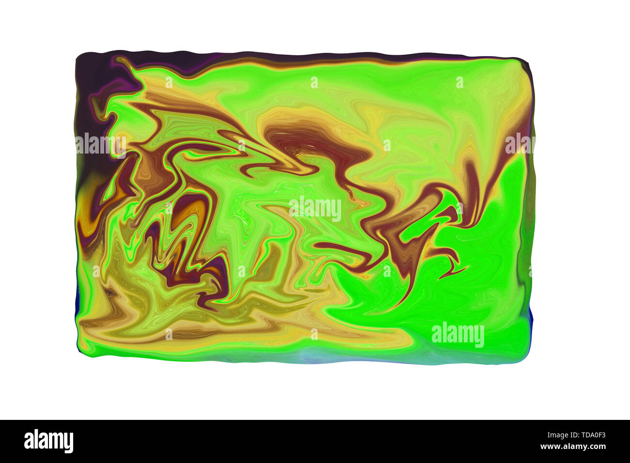 abstract and blurred blots of rectangular shapes on a white background ...