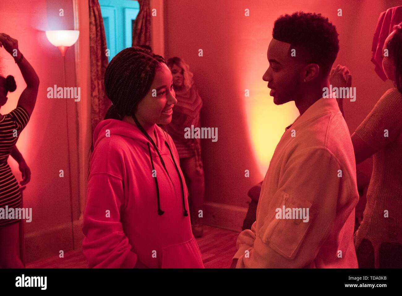 USA. Amandla Stenberg and Algee Smith in the©Twentieth Century Fox new ...