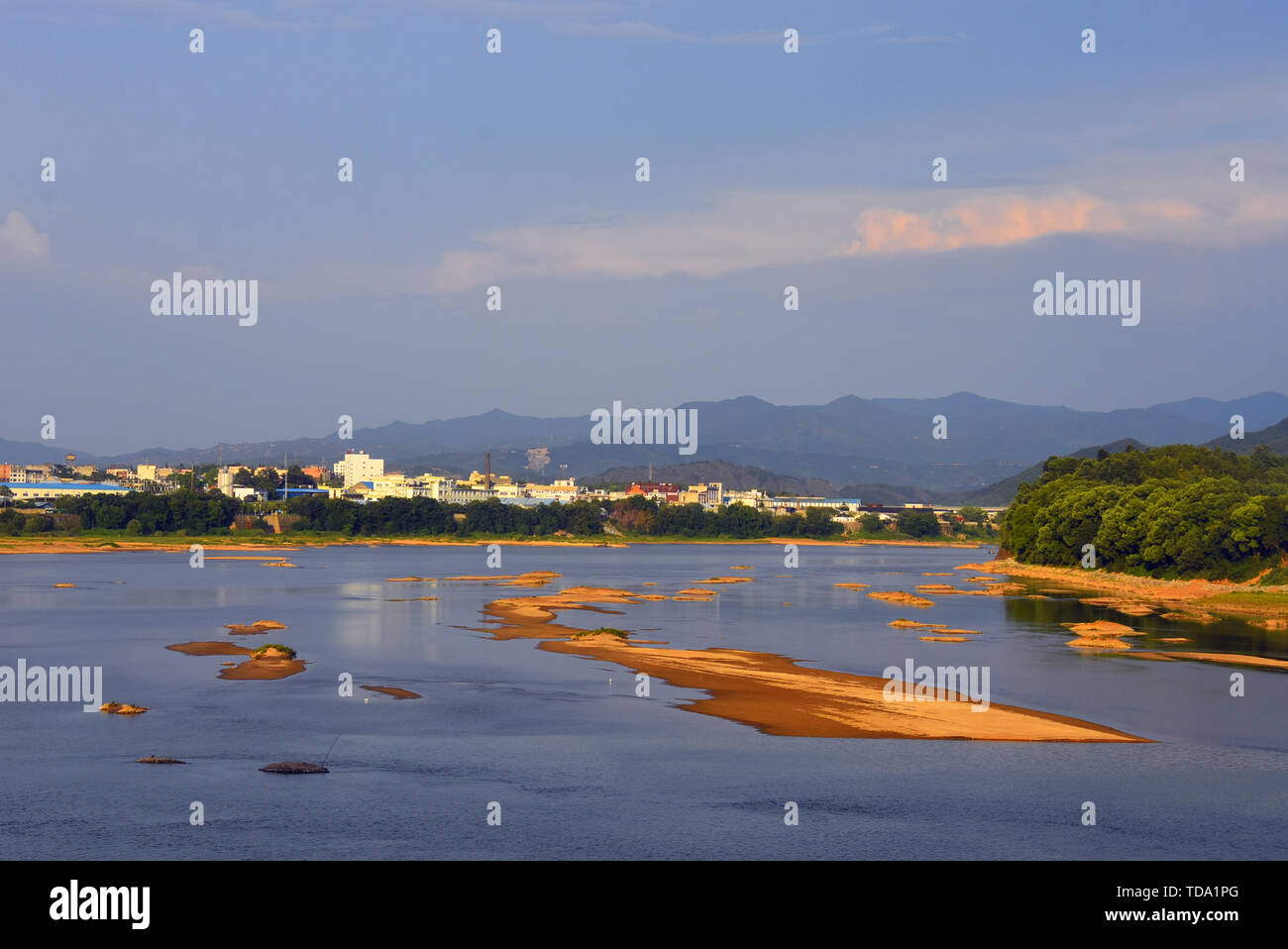 The original scenery and natural scenery of my hometown hi-res stock ...