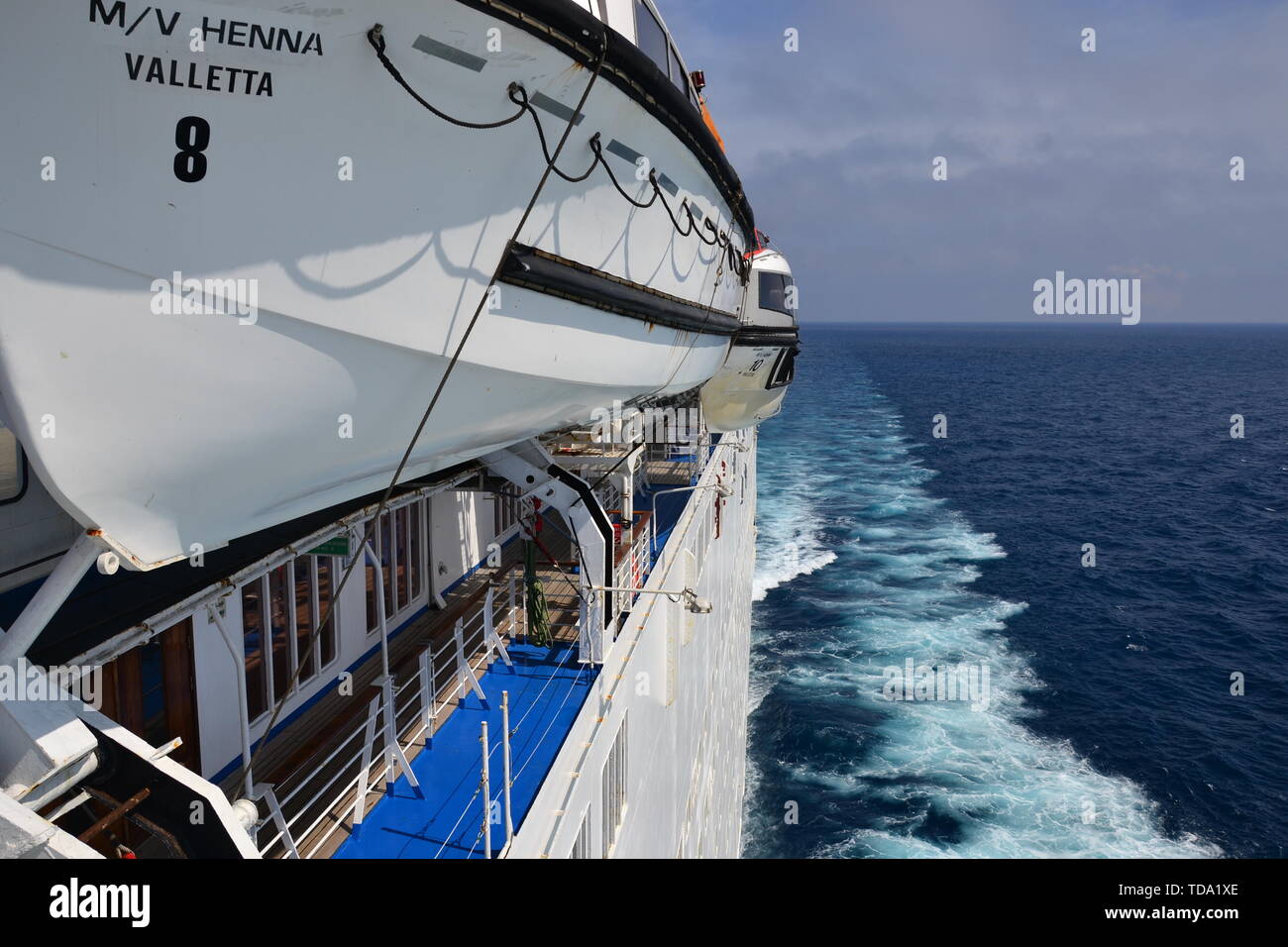 Sailing out to sea Stock Photo - Alamy