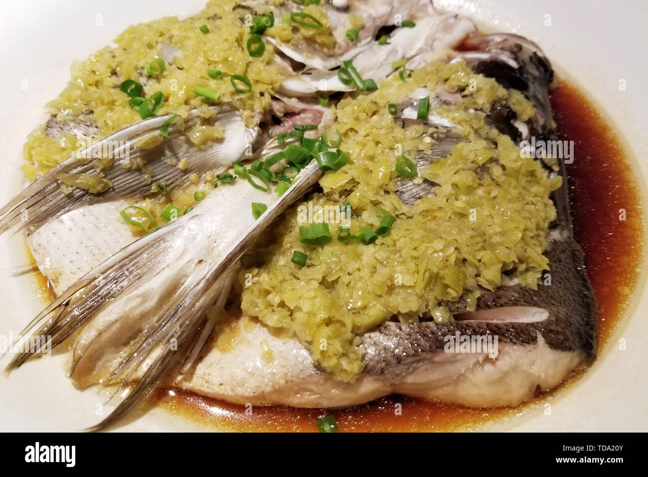 Cut pepper fish head, is a kind of cuisine Stock Photo - Alamy