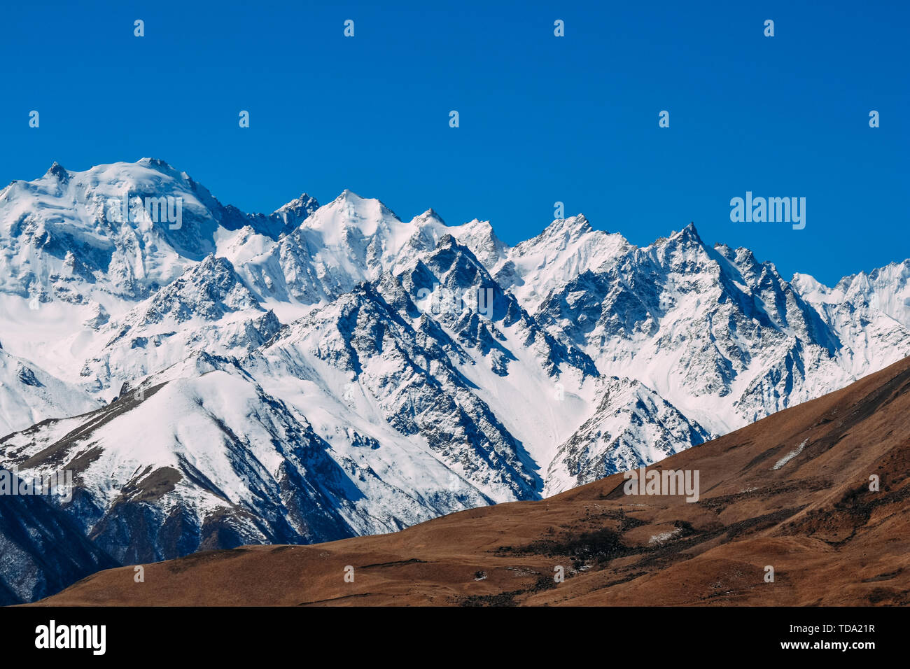 landscape from the high mountains in the daytime Stock Photo - Alamy