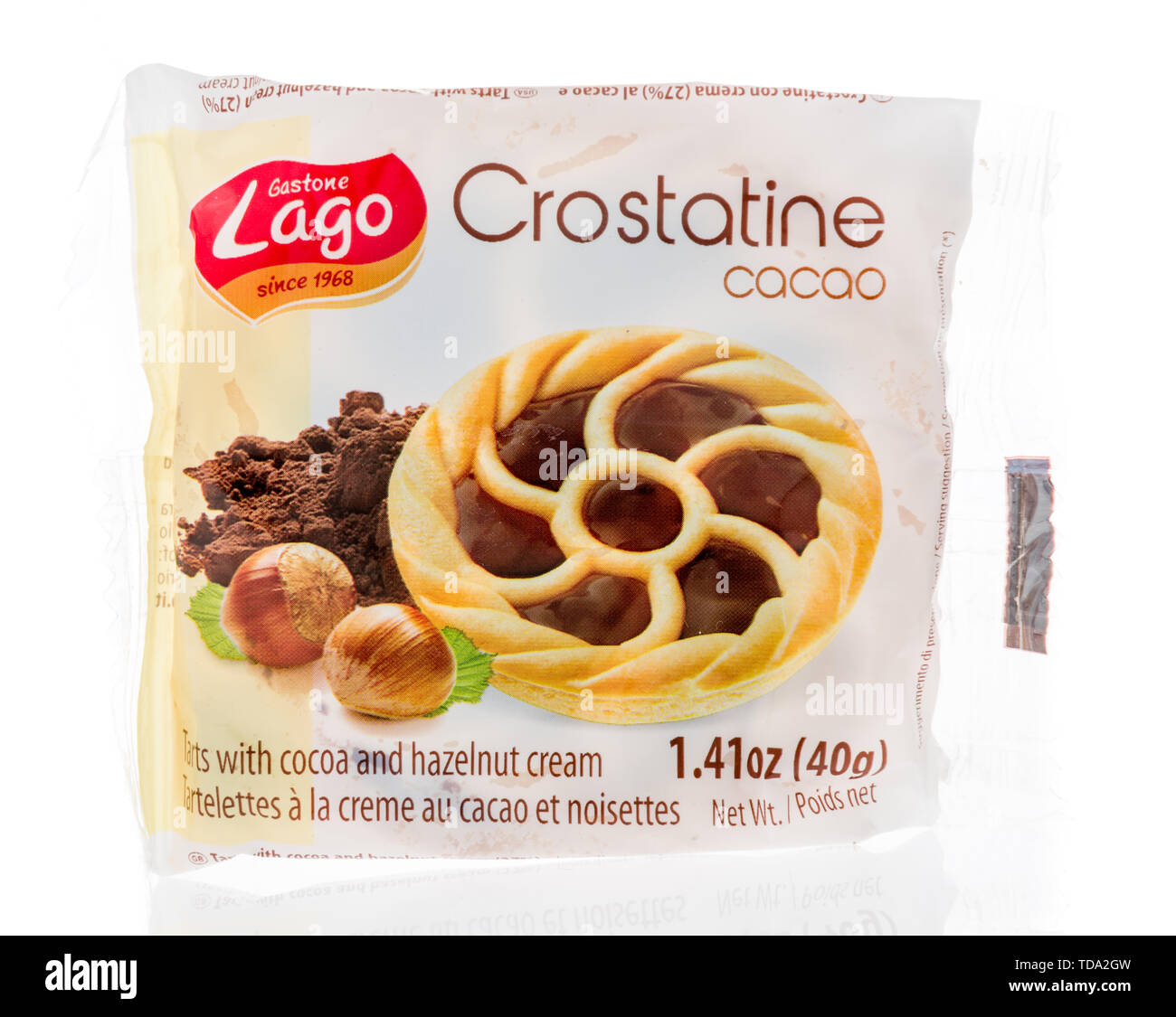 Winneconne, WI - 16 May 2019 : A package of Gastone lago crostatine ...