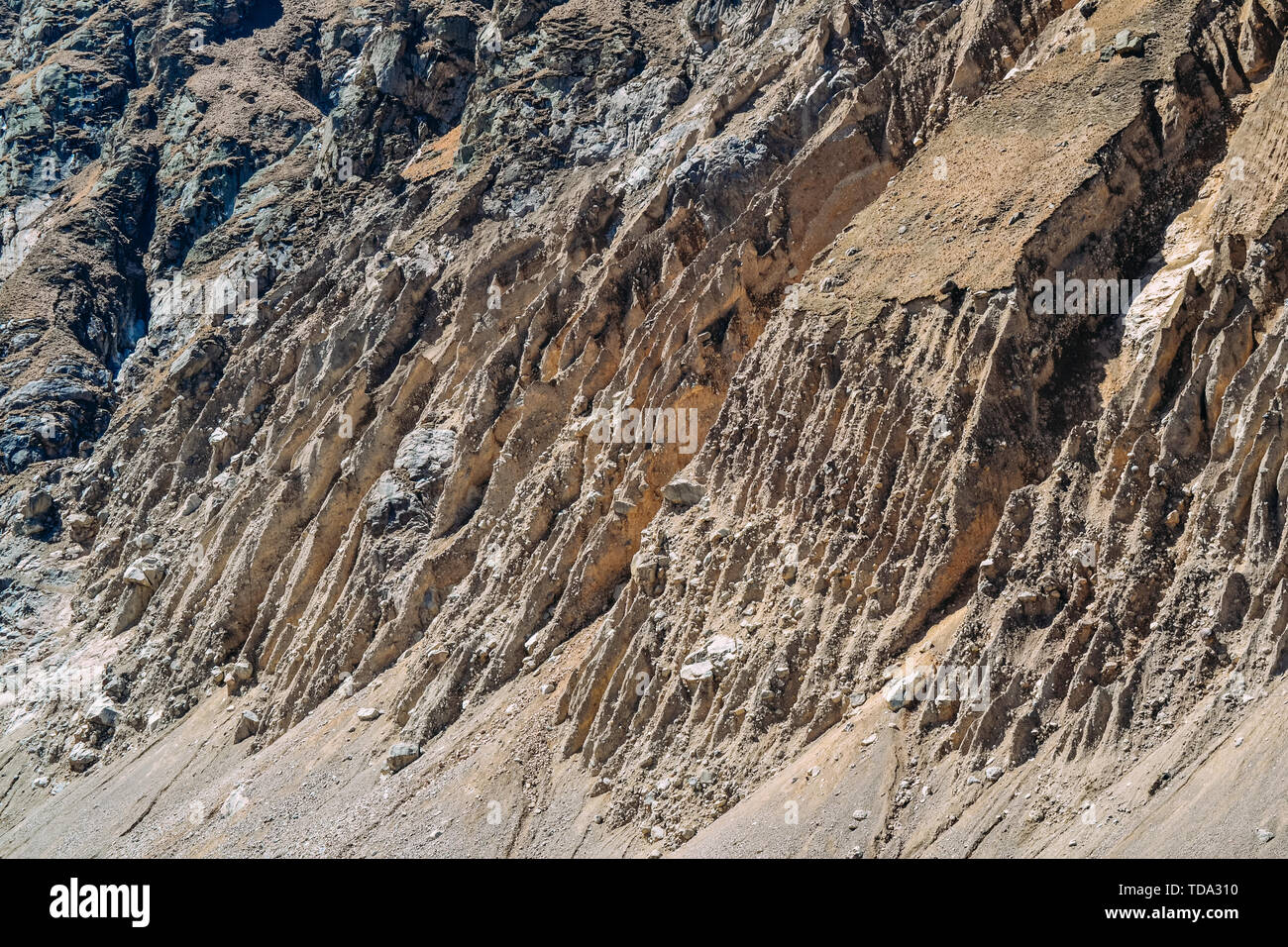 landscape and texture of rock rocks in the rocky terrain Stock Photo ...